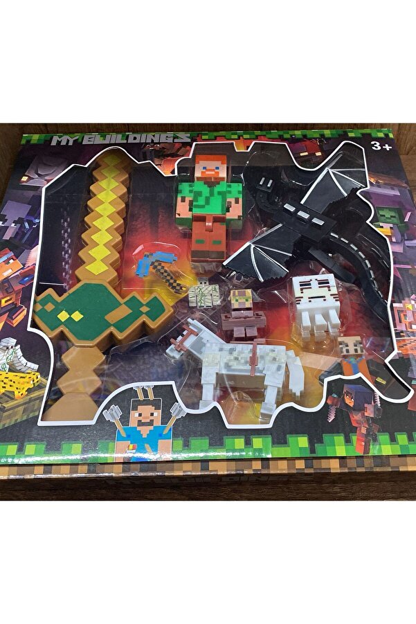 scntoys Minecraft with Sword, Light, Sound, Spider, Minecraft Character ...