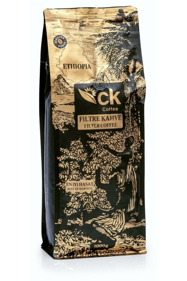 جان كارديشلير كورييميش Ck Coffee Ethiopia - 1000 جرام من حبوب القهوة المفلترة - Trendyol