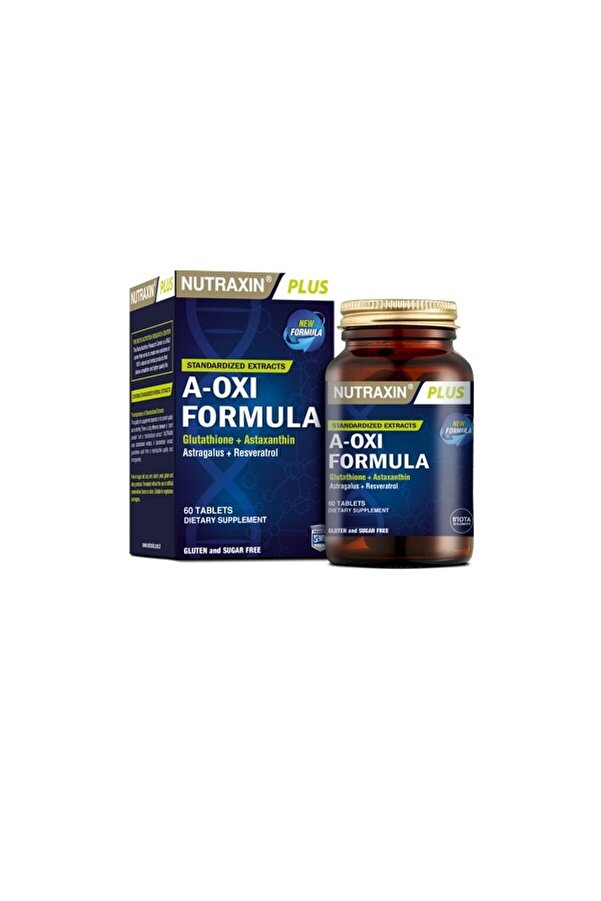 Nutraxin A-oxi Formula 60 Tablet Containing Vitamin and Mineral Plant ...