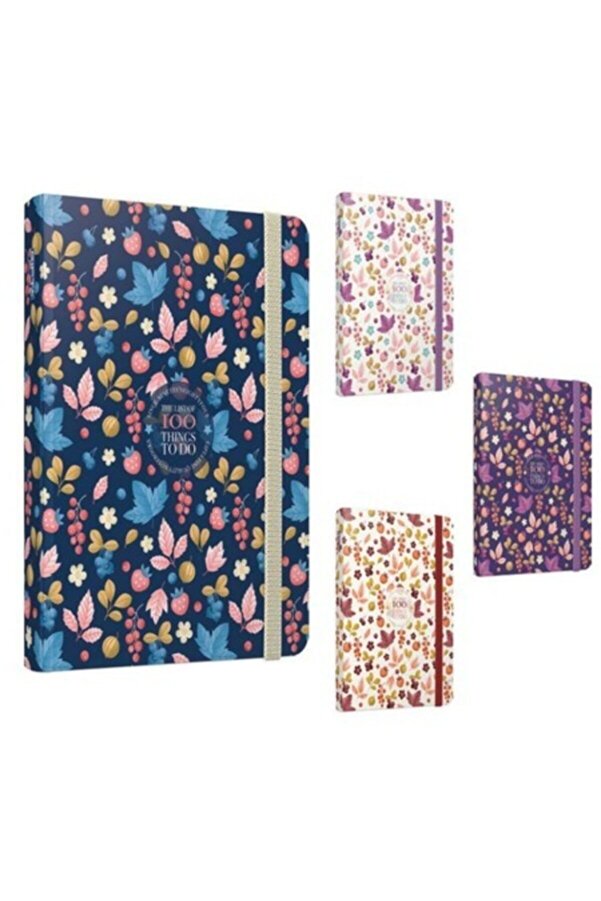 Gıpta 100 de lucruri Copertă rigidă 19x26 120 coli Caiet cu rigle 3903 ...