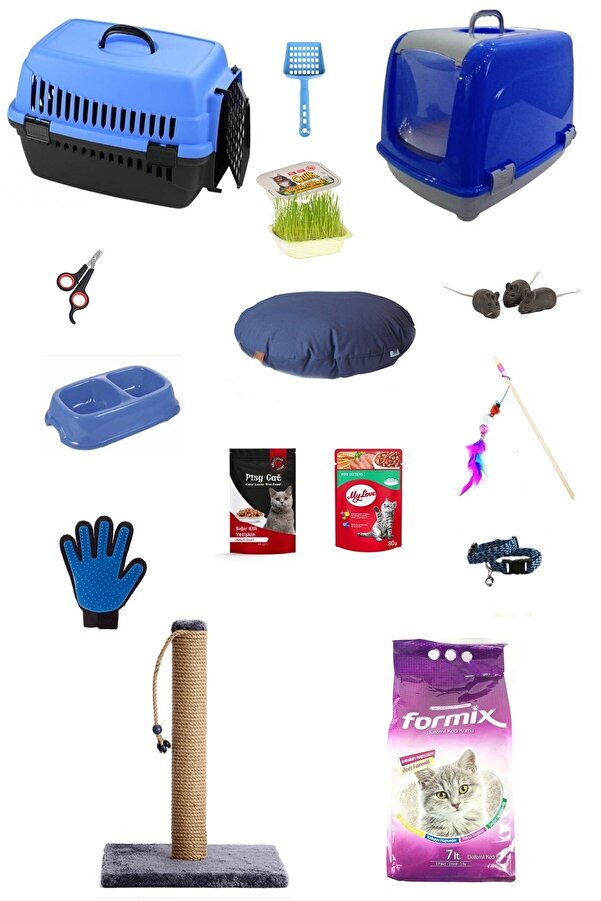 ASATEKNOLOJİ Cat Starter Set and Necessities Set of 15- Trendyol