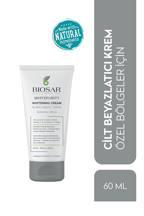 BİOSAR Whitepurity Underarm Elbow Knee Area Bikini Area Brightening ...