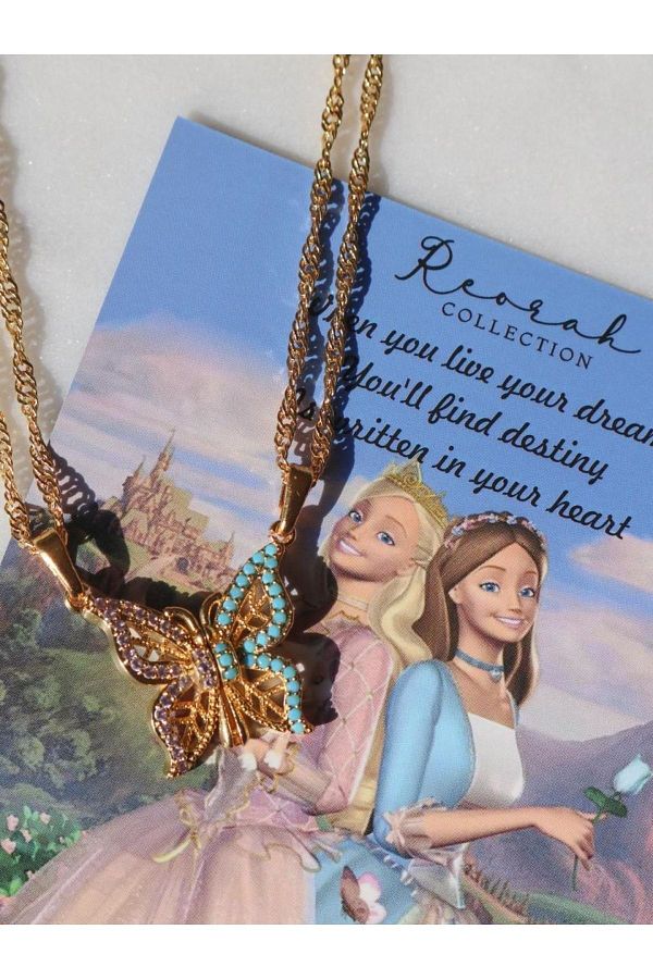 Reorah Collection You Are My Twin Princess Pauper Necklace Trendyol