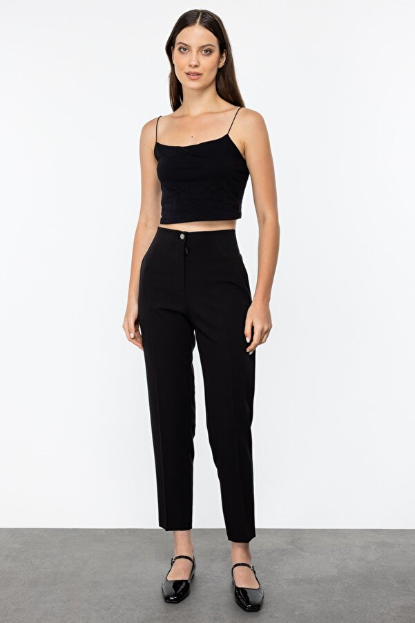 Mi Pret a Porter Mi Side - Elastic Fabric Trousers - Trendyol