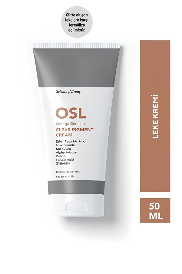 OSL Omega Skin Lab 50ml Clear Pigment Cream - Comfortable Cut - Trendyol