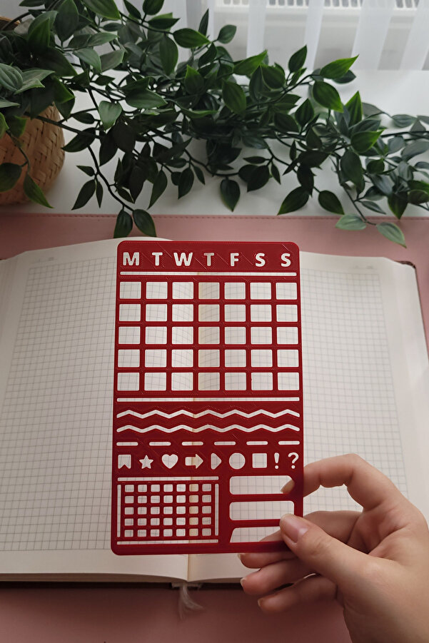 Karmelom Studio Bullet Journal Planner Template Ruler - Trendyol