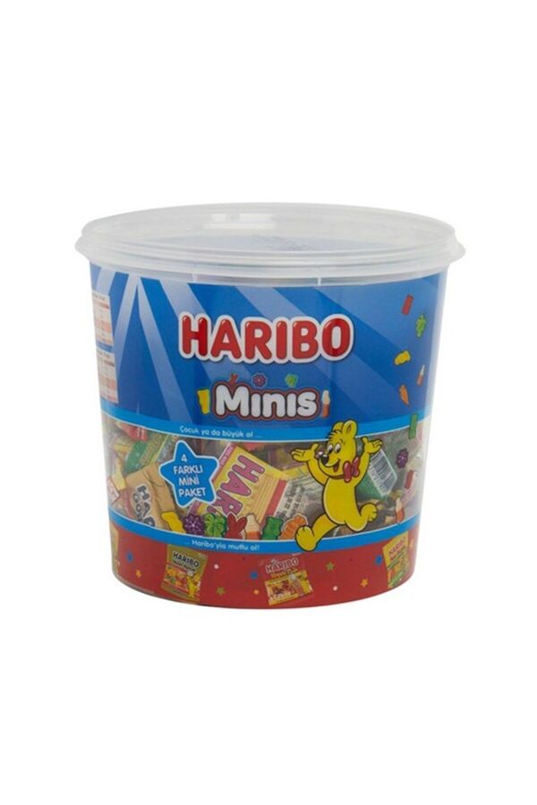 Haribo Minis Bucket Jelibon 10Gr X 100 Pieces - Trendyol