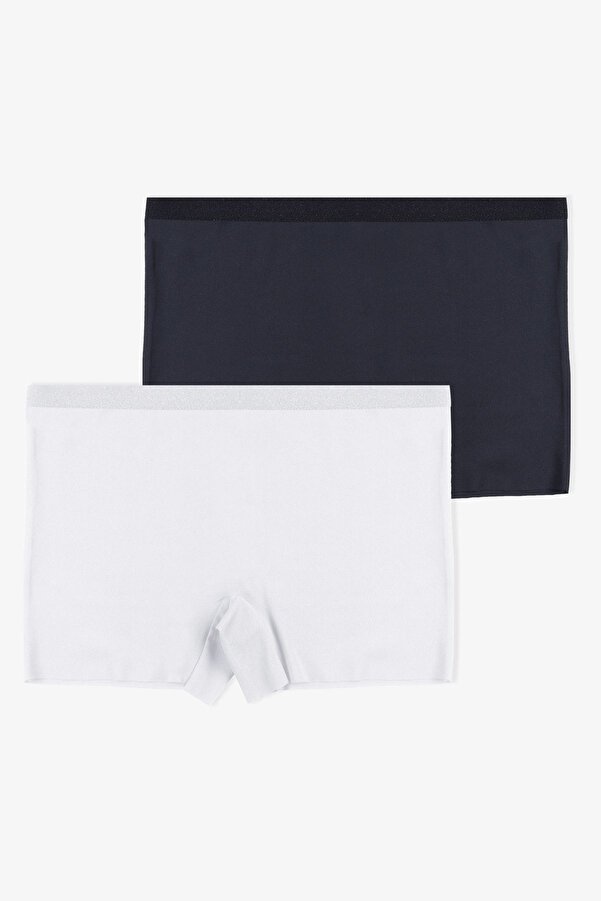 koza iç giyim 2 Pack Laser Cut Seamless Basic Non-Marking Boxers- Trendyol