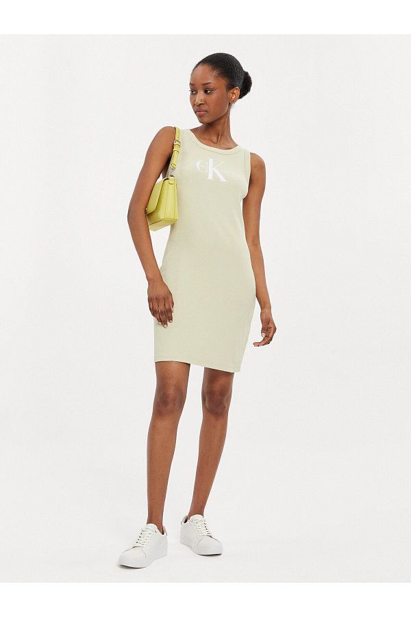 Calvin klein green dress store