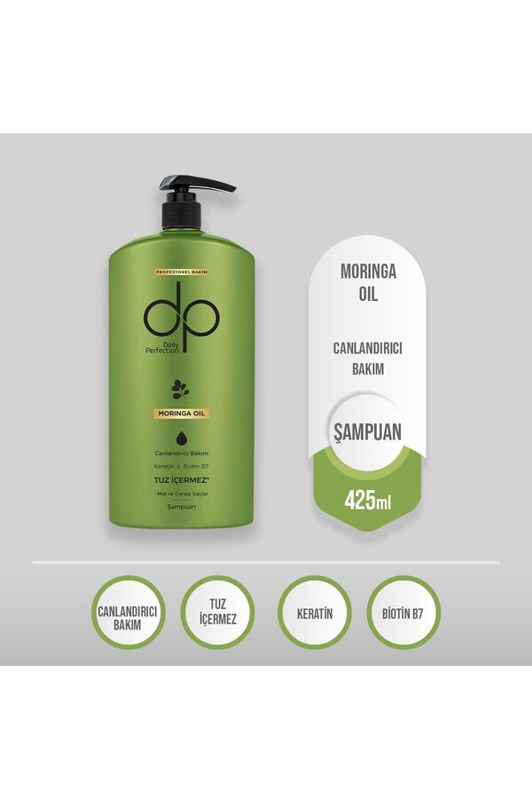 DP Daily Perfection - 425 ml Moringa Oil Shampoo - Trendyol