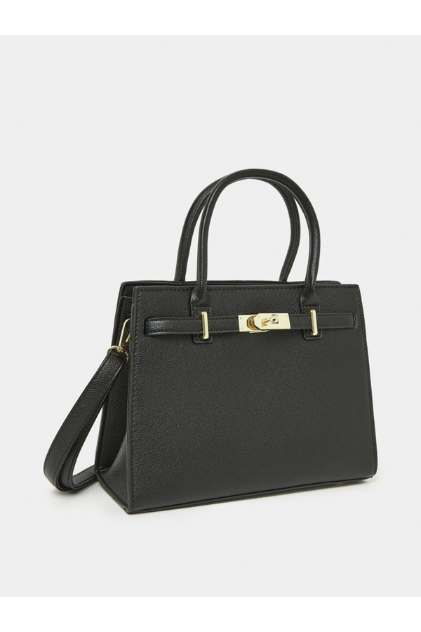 Styli Two Tone Tip Shoulder Bag with Detachable Strap - Trendyol