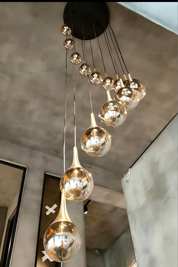 TREND 50 and 15 Modern Chandelier with Rotating Gallery Space - Trendyol