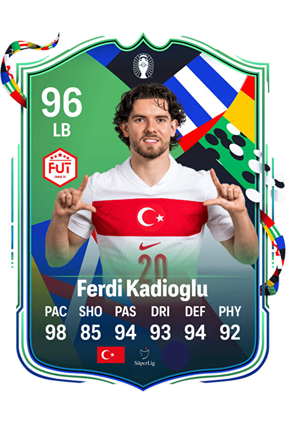 FUTCARDS Ferdi Kadıoglu Euro 2024 Fc 24 Futcard | Gaming Card - Trendyol