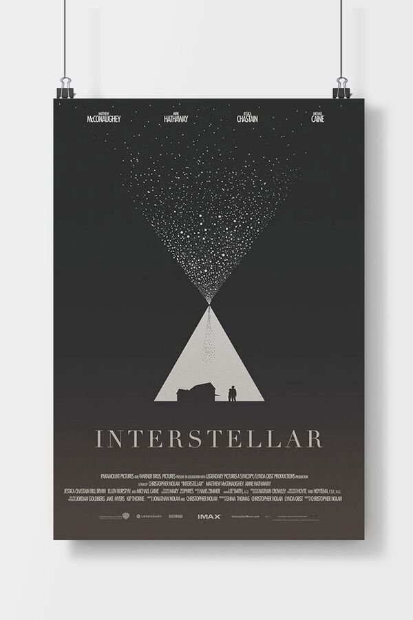 Poster City Interstellar Movie Poster - Bright Frameless Photo Paper ...