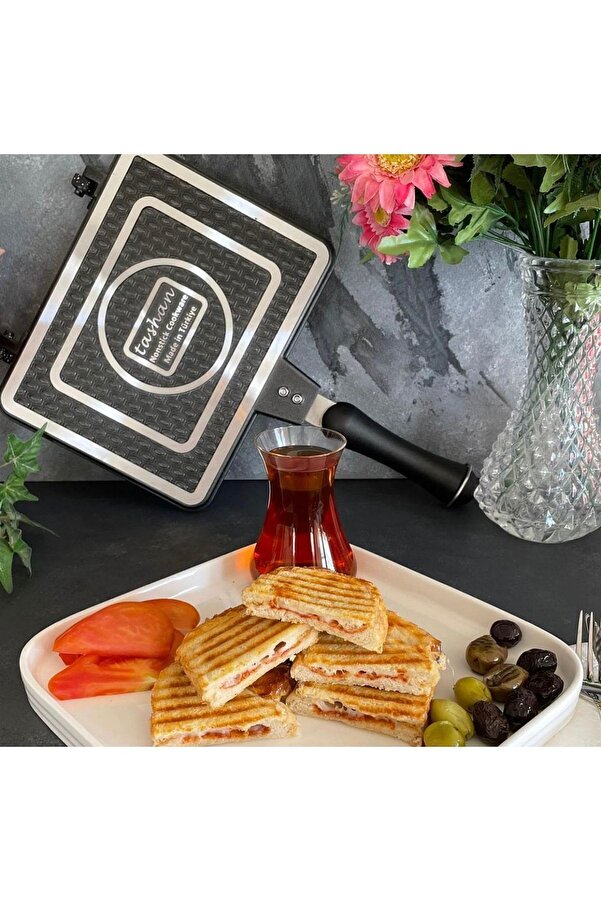 TAŞHAN Luxury Grill Toaster Stovetop Inner and Outside Granite Toaster ...