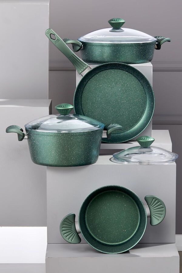 Taç MaxxCook 7 Piece Granite Cookware Set- Trendyol