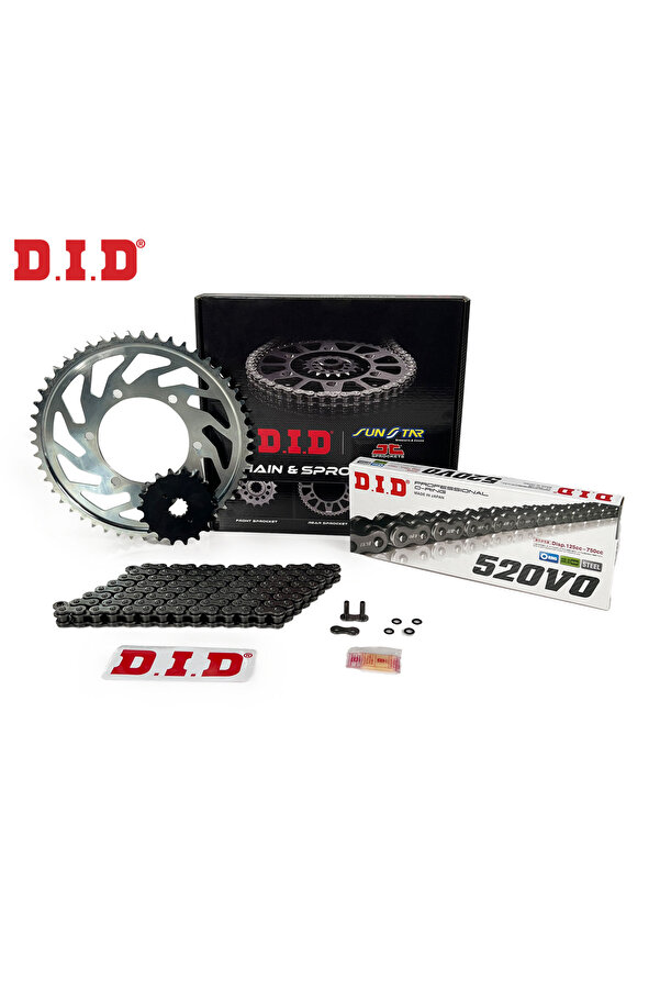 Sunstar Honda CRF 250 R (2022-2022) Chain Gear Set - 250cc / DID-52 ...