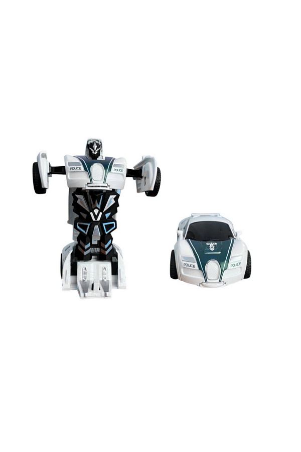 layfhex Transformers Bumblebee Robot Transformable Toy Police Car White Blue Trendyol