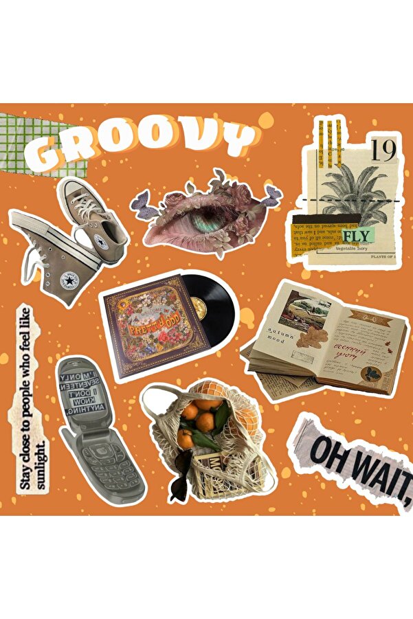 Pufidik Aesthetic Sticker Set - Laptop Notebook Phone and Bullet ...