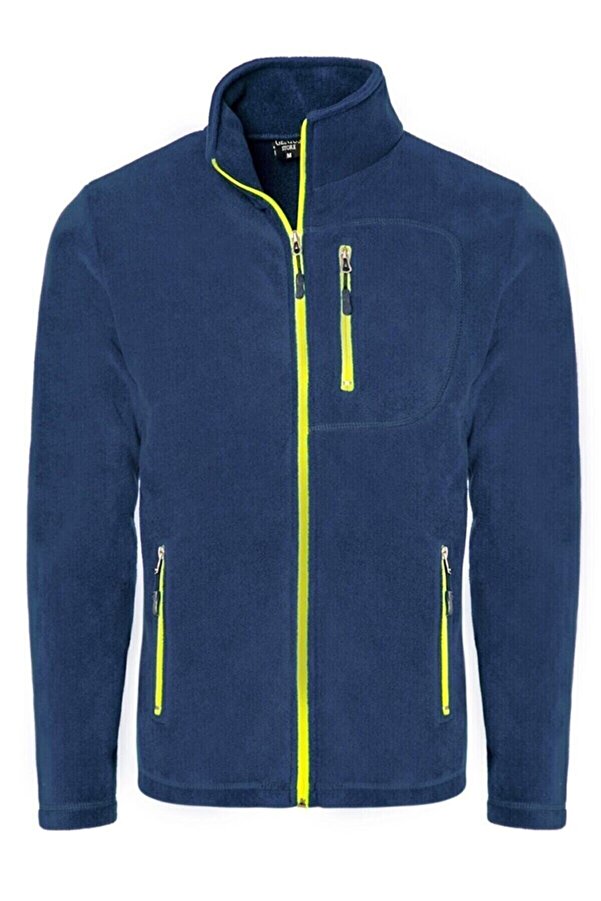 GENIUS STORE Men's Outdoor Fleece Jacket - Full Zip, 3 Pockets ...