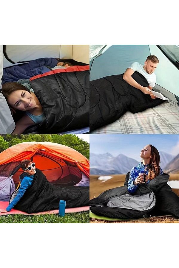 hunter kamp Waterproof Sleeping Bag Warm Compact for Camping Hiking and Hunting Ideal for All Seasons Trendyol