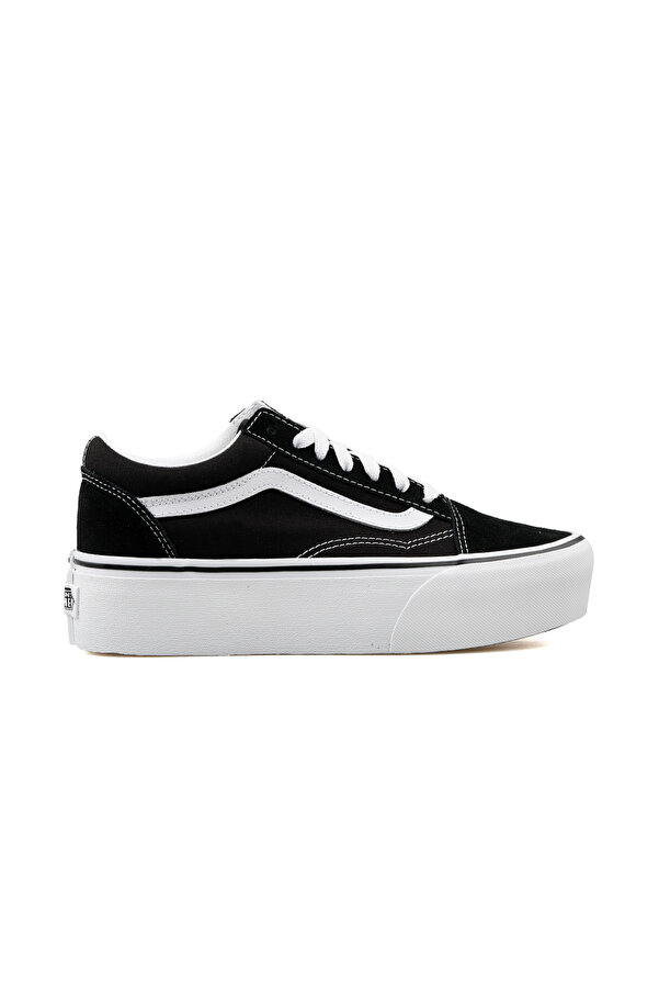 Vans Old Skool Stackform - Pantofi negri casual pentru femei ...