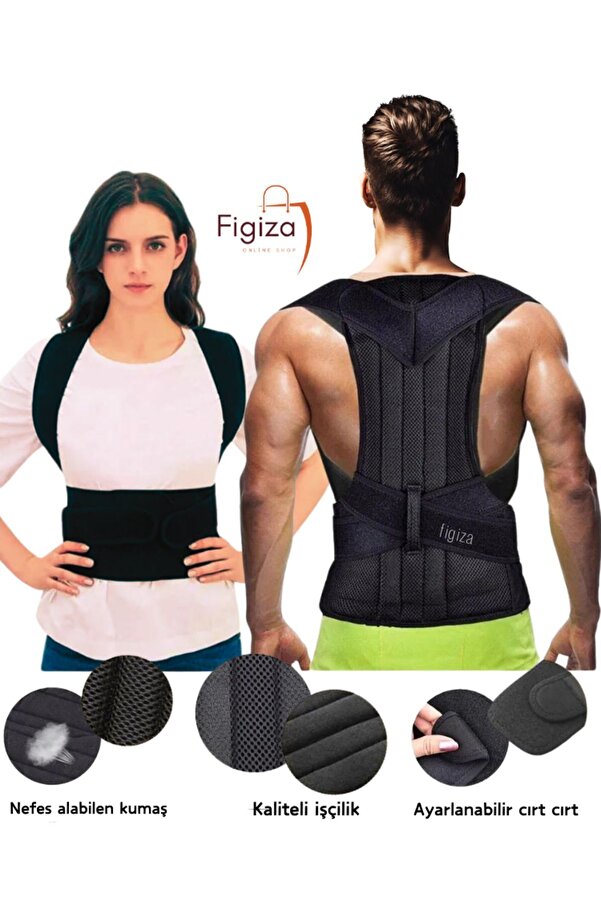figiza Underwire Medical Upright Posture Shoulder-Back-Waist Corset for ...
