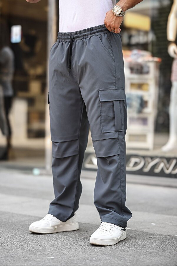 a02teks Adjustable Leg - Parachute Fabric Baggy Cargo Pants- Trendyol