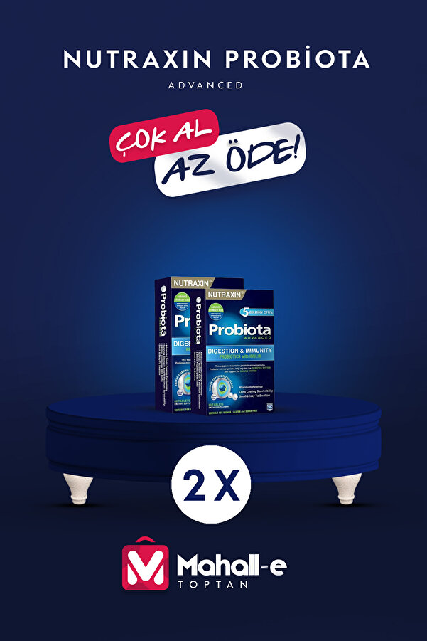 Nutraxin Probiota Advanced 60 Tablets - 5 Billion Live, 3-Layer ...