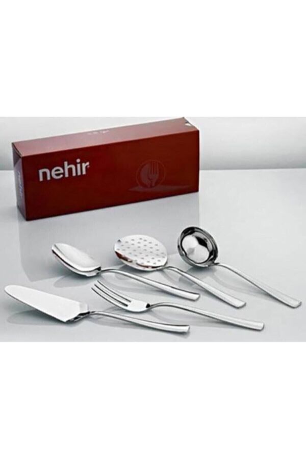 Nehir Field Serving Set - 5 Piece Tableware Set - Trendyol