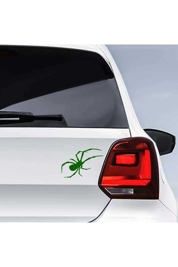 cnpromosyon Toxic Spider Sticker Auto Car Vehicle Label Accessory Tuning Modified Coat of Arms Green Trendyol