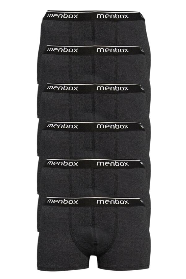 OMODAM Men's Smoked Lycra Boxers 6 Pack - Trendyol