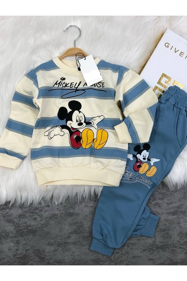 MİLANO KİDS 100% Cotton SEasonal Tracksuit SEt for ChildrEn- Trendyol