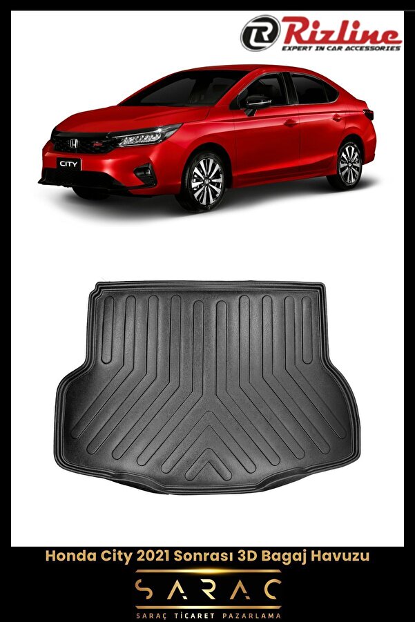 Rizline Honda City 2021 - 3D Luggage Pool Post- Trendyol