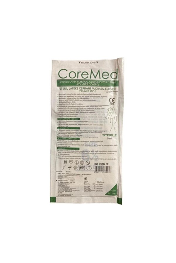 COREMED 10 Pieces Surgeon Gloves Powdered - No:7.5 - Trendyol
