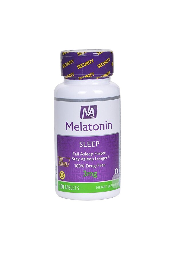 Natrol MELATONIN 3 MG - 100 TB Time Release Cut- Trendyol