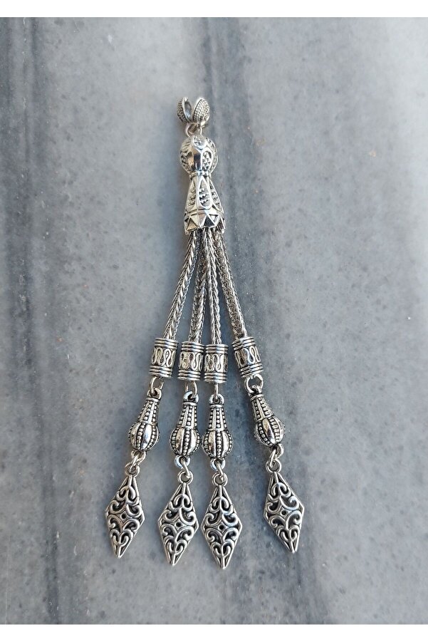 THAD Natural Stone Rosary - Tassel and Epoxil, Special Design - Trendyol