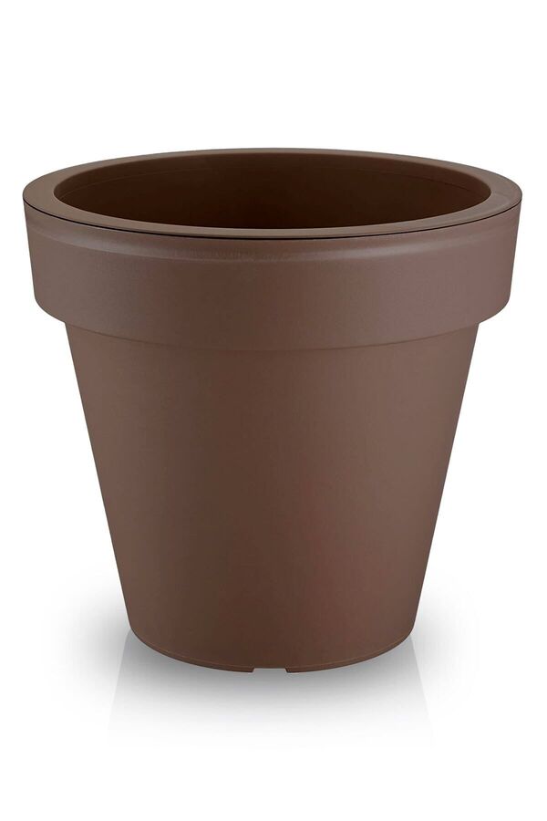 ToXA 3 Liter Coffee Fulya Flower Pot - 20cm Matte Plastic Flower Pot ...