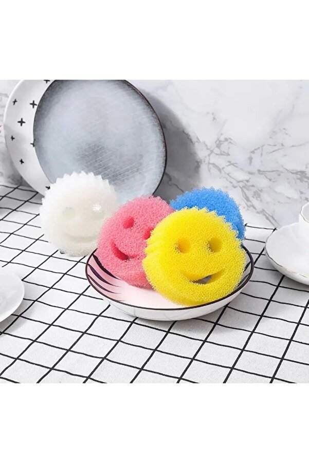 GÜLLÜ E STORE Gl Scrub Extra Strong Dish Sponge - Smile Against Stains ...