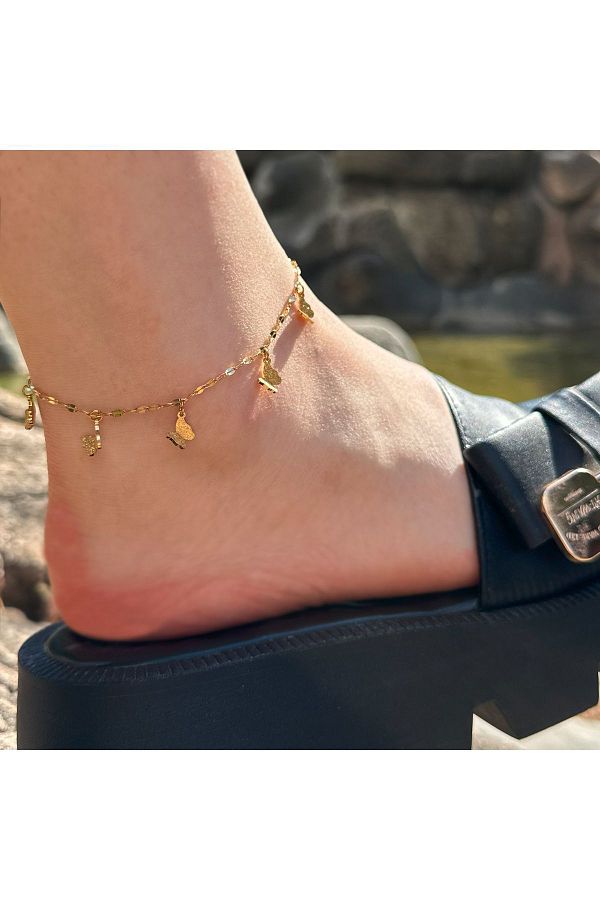 yeni nesil tak Anklet Steel Non Tarnish and Adjustable Trendyol