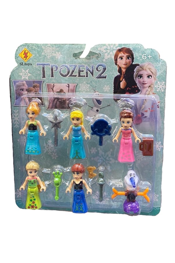 Cango Frozen Elsa and His Friends Olaf La Together 7 cm Figure Toys - Trendyol
