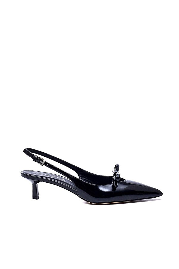 Sofia Baldi Black Patent Leather Fecal Women's Stiletto and Evening ...