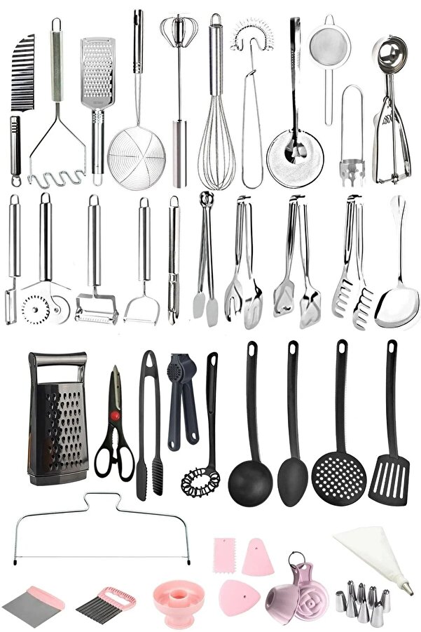 Mirilliahome 40 Piece Ladle Economical Kitchen Utensils Cake Set ...