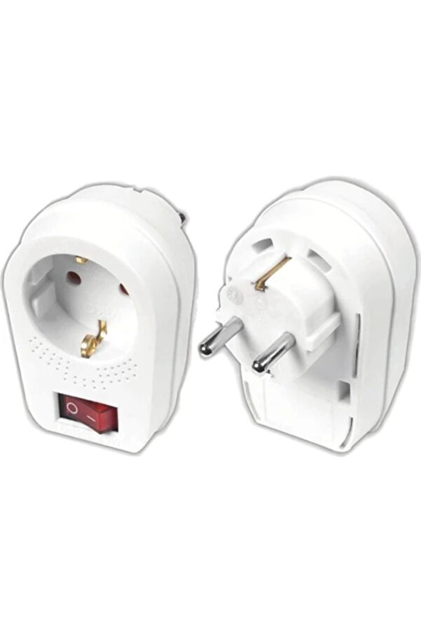 VİKO Single Socket Surface Mounted Grounded Plug Socket with Switch ...