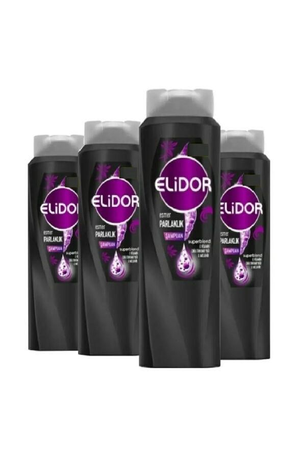 Elidor Superblend Hair Care Shampoo Brown Shine Vitamin E Chia Seed Oil ...