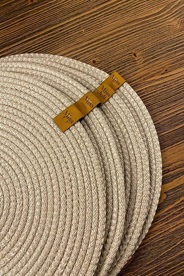 MISS JULİ 31 cm Jute Wicker Plates American Serving Plates - 1 Piece of ...