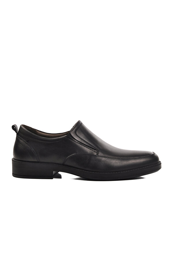 AYAKMOD Esse 28326 - Orthopedic Leather Black Men's Classic Shoes, Wide ...