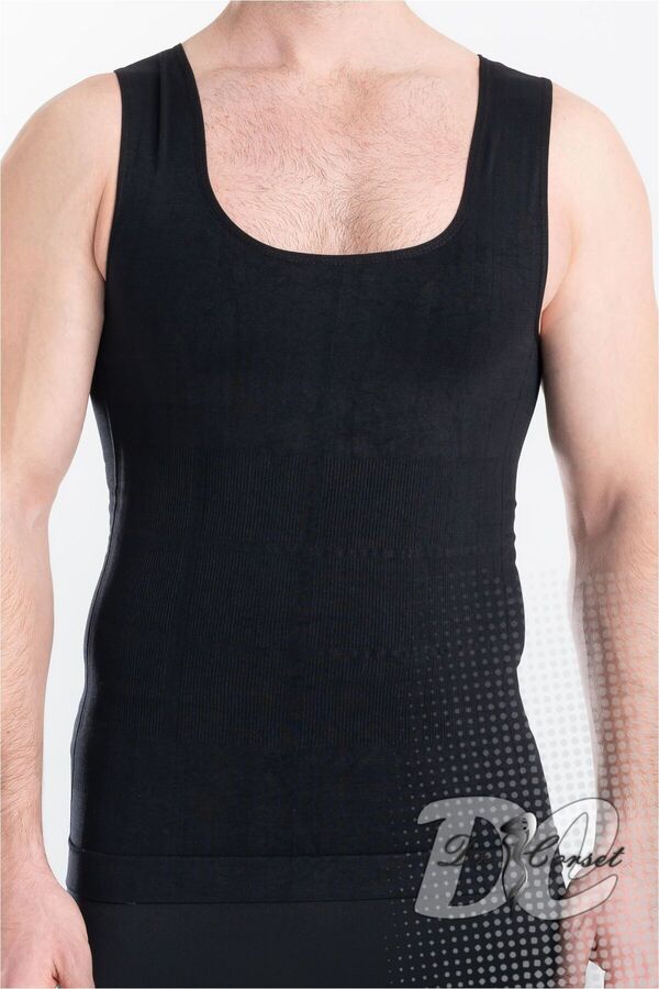 DC Men's Corset Athlete - Belly Enhancer, Firming, Chest Gynecomastia ...