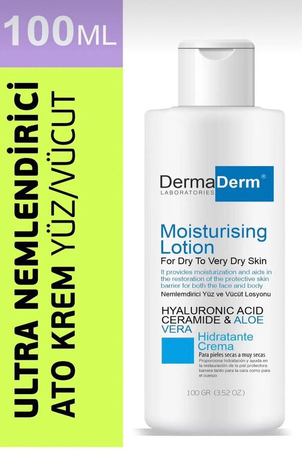 DermaDerm 100 ml Ultra Moisturizing Ato Cream - Face and Body - Trendyol