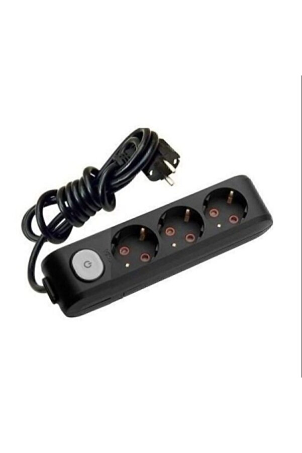 VİKO Multi-let Triple Socket (3 Pcs) Switched Grounded Child Protected ...